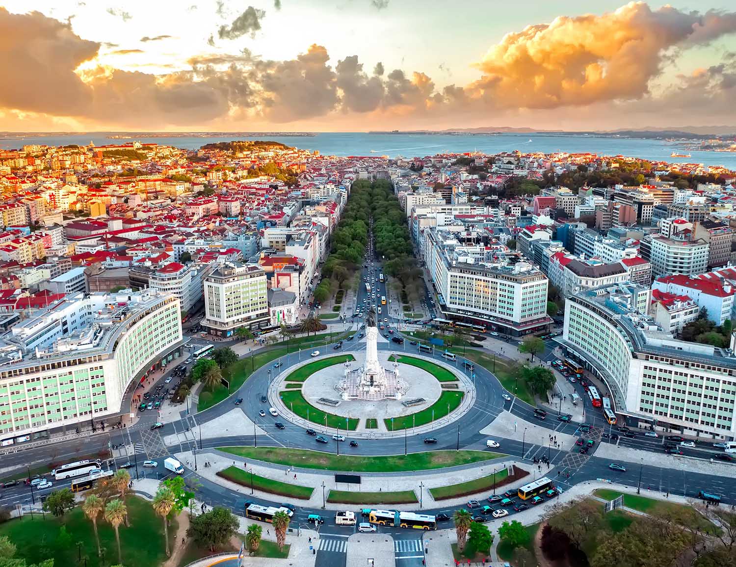 Marques de pombal – De moderne wijk in Lissabon
